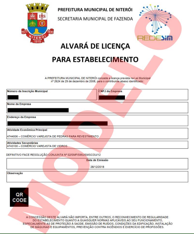 Conheça os modelos de alvarás emitidos pelo Município | Secretaria da ...